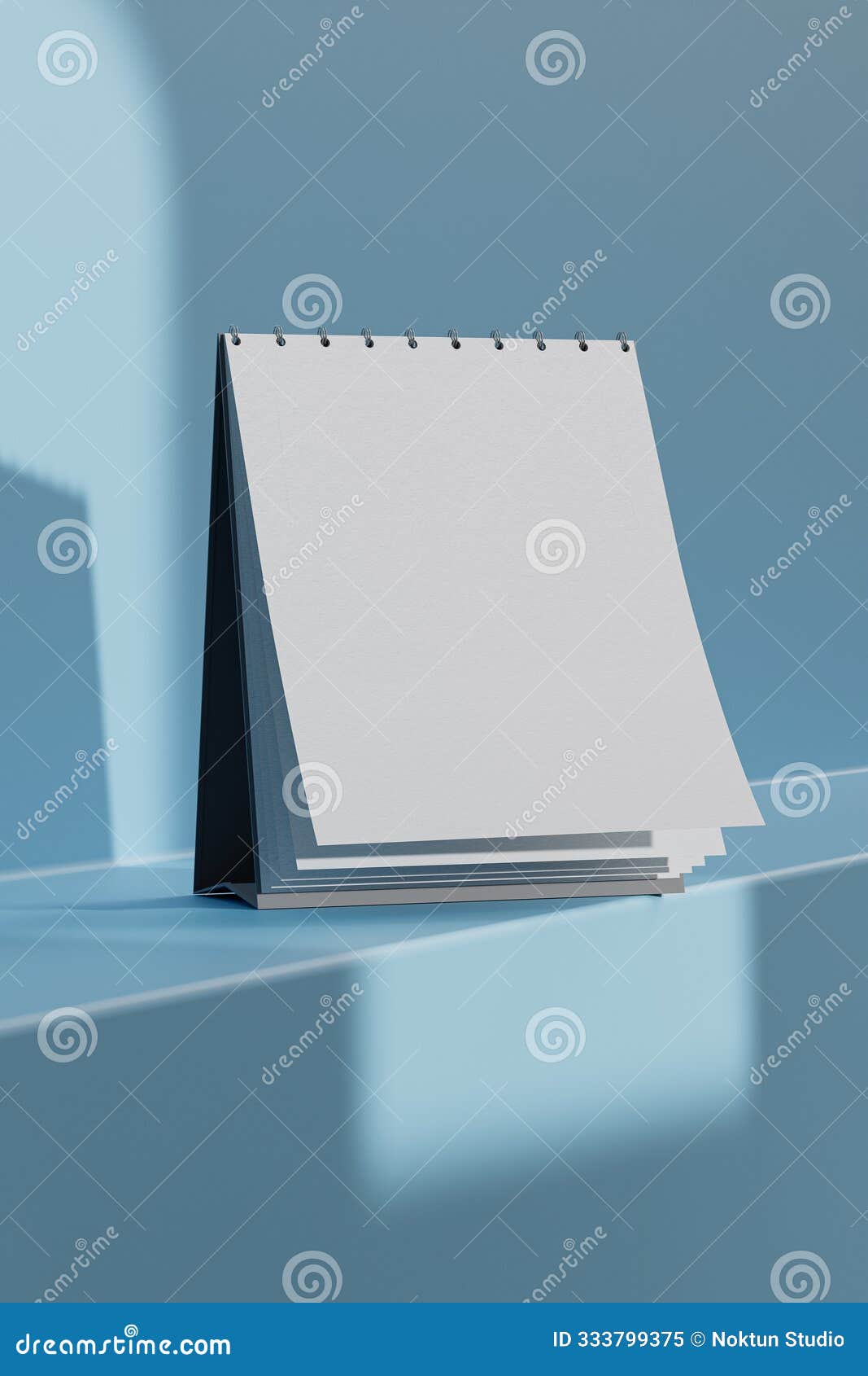 A Calendar Standing Upright on a Table Stock Image - Image of ...