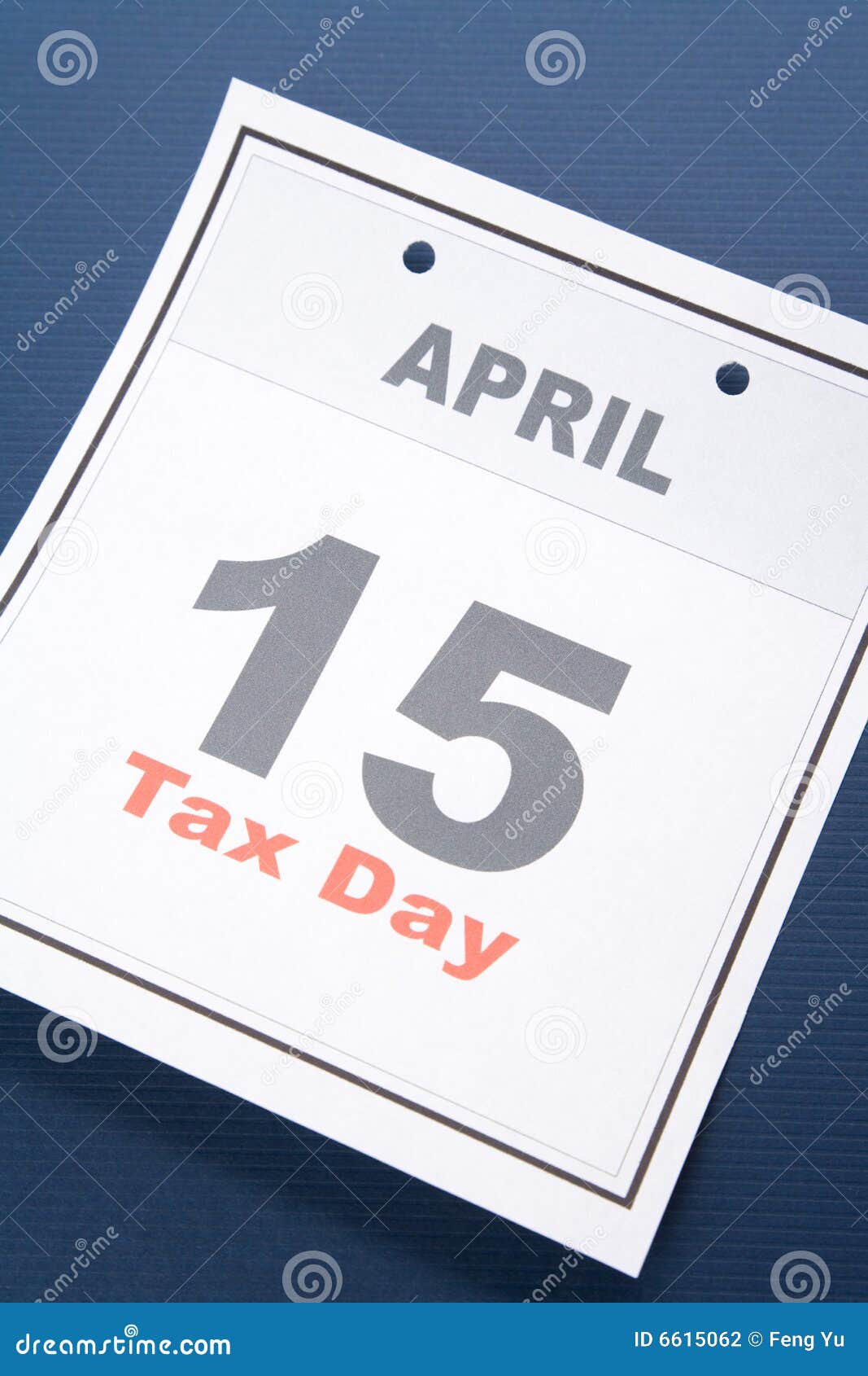 Calendar Tax Day stock photo. Image of finance, calendar - 6615062