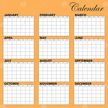 Calendar Template stock vector. Illustration of march - 28283904