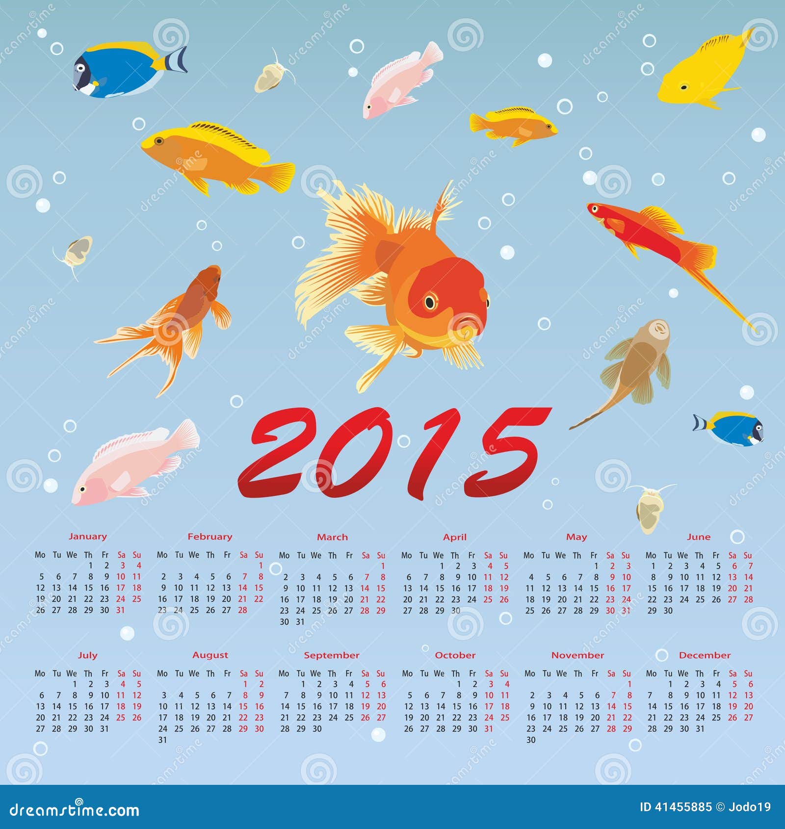 Calendar 2015 stock vector. Illustration of scheduling - 41455885