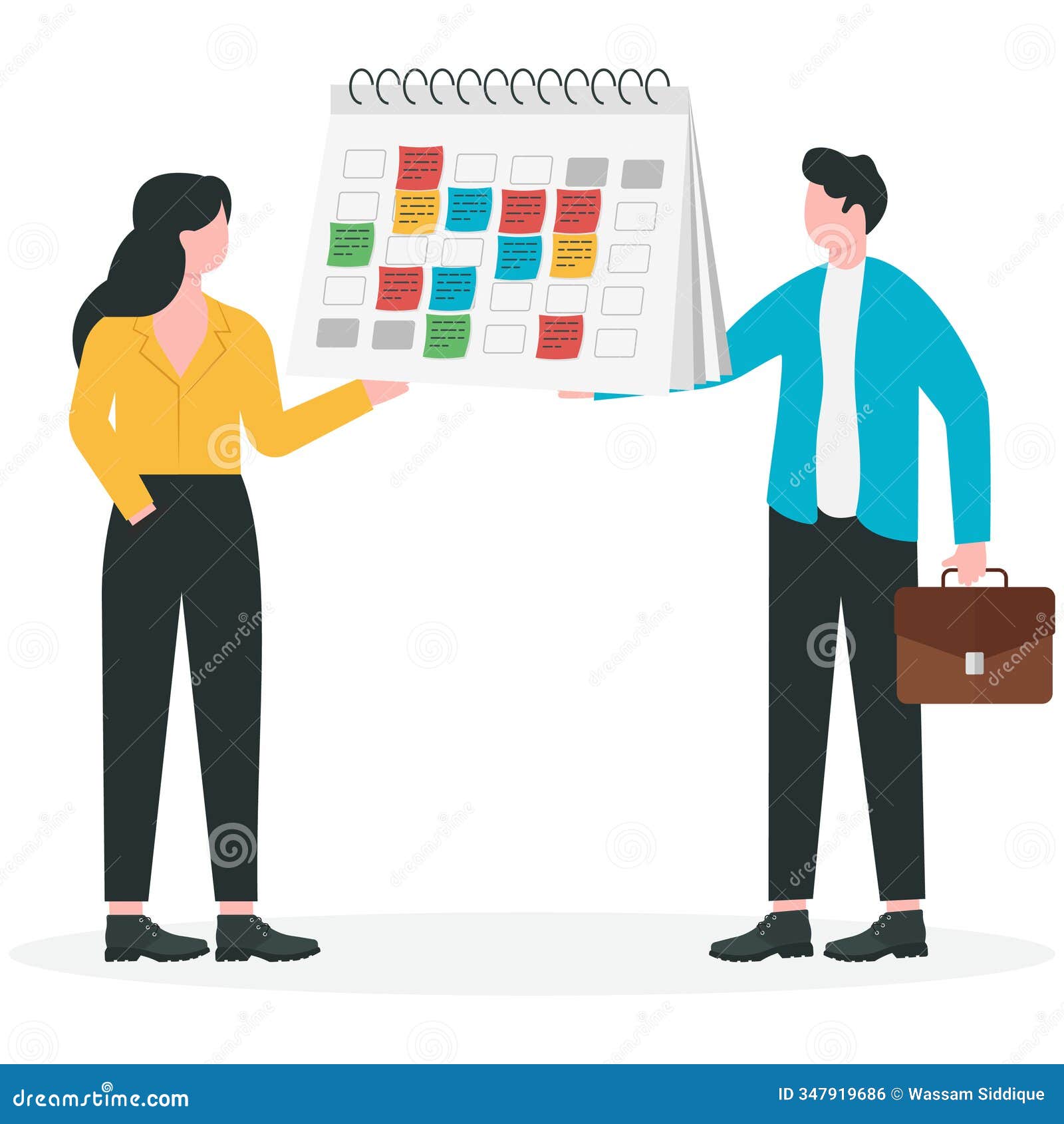 Calendar Work Deadline Date, Reminder for Working Project Plan ...