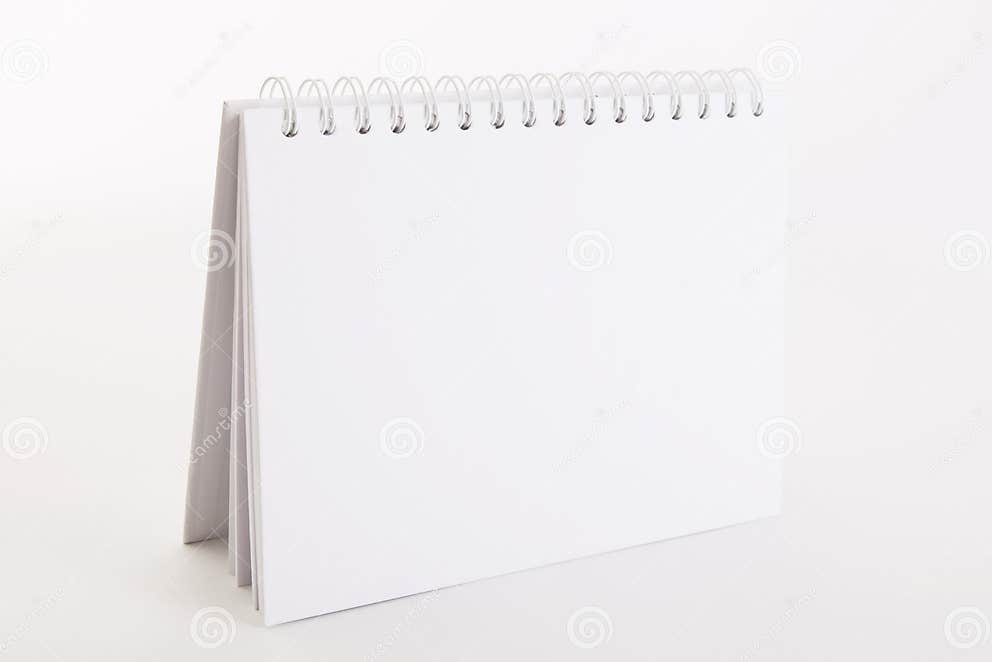 Calendario imagen de archivo. Imagen de objeto, blanco - 12587817