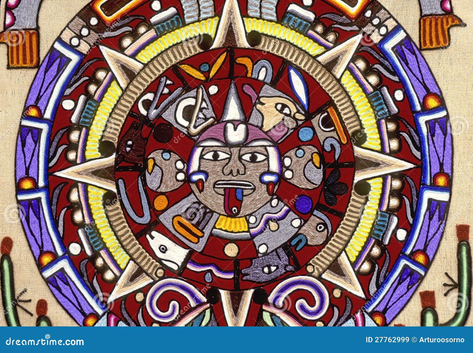 Calendario Azteca Imágenes de archivo libres de regalías - Imagen: 27762999