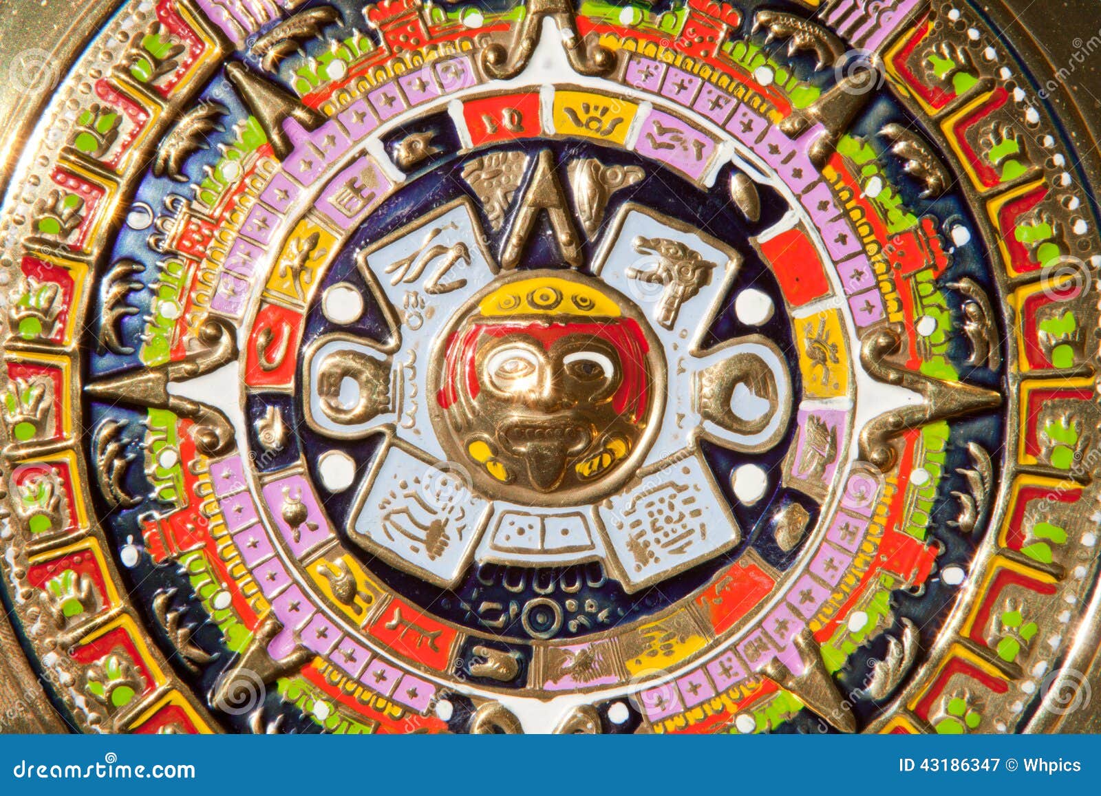 Calendario Azteca Foto de archivo - Imagen: 43186347