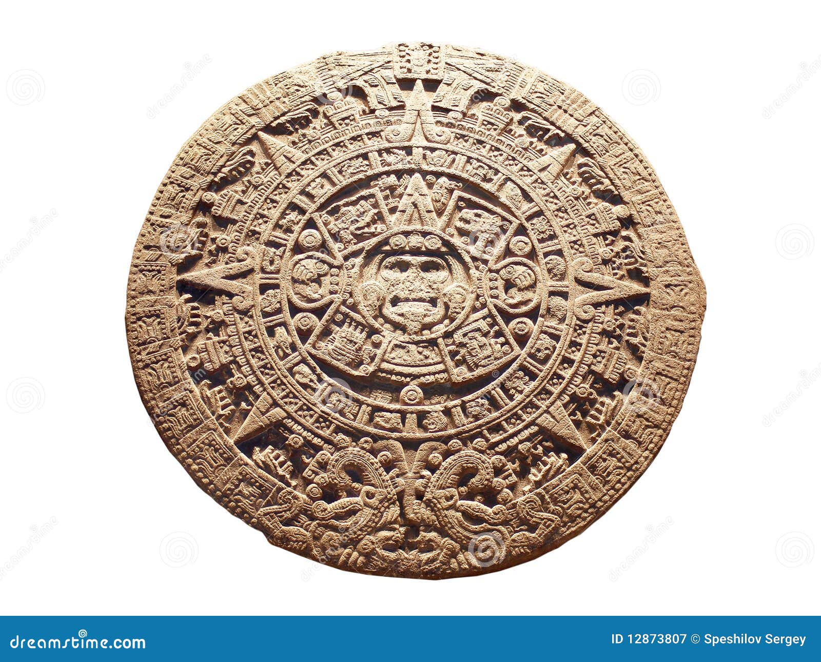 Calendario azteco immagine stock. Immagine di messico - 12873807