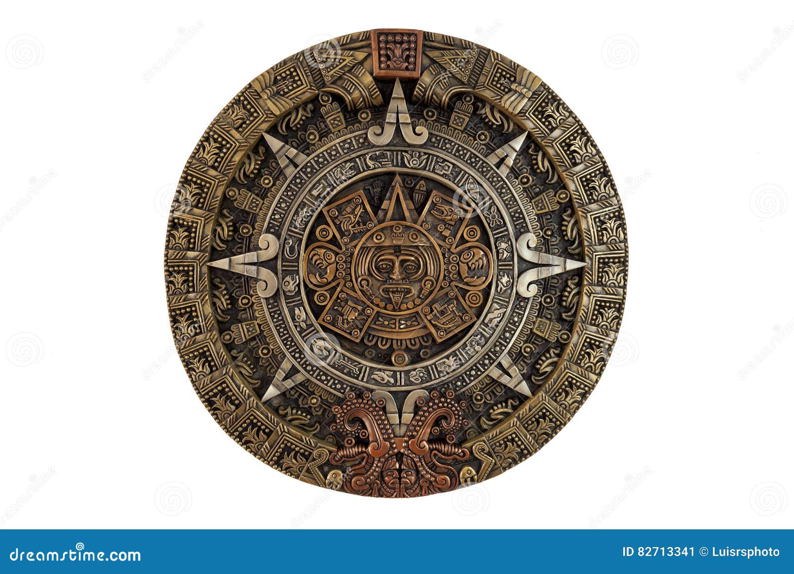 Calendario azteco immagine stock. Immagine di calendario - 82713341