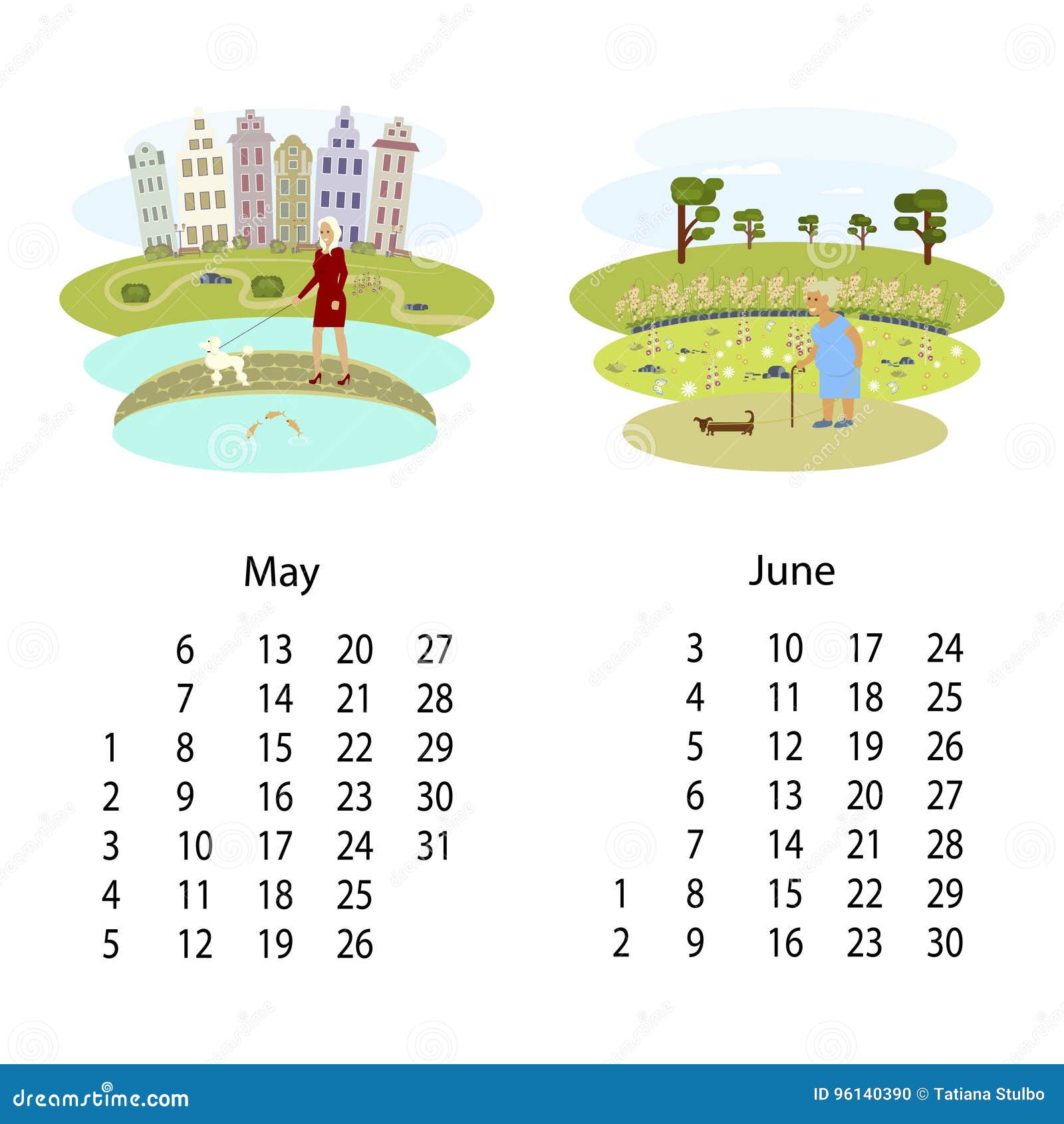 Calendario 2018 mayo junio ilustración del vector. Ilustración de ...