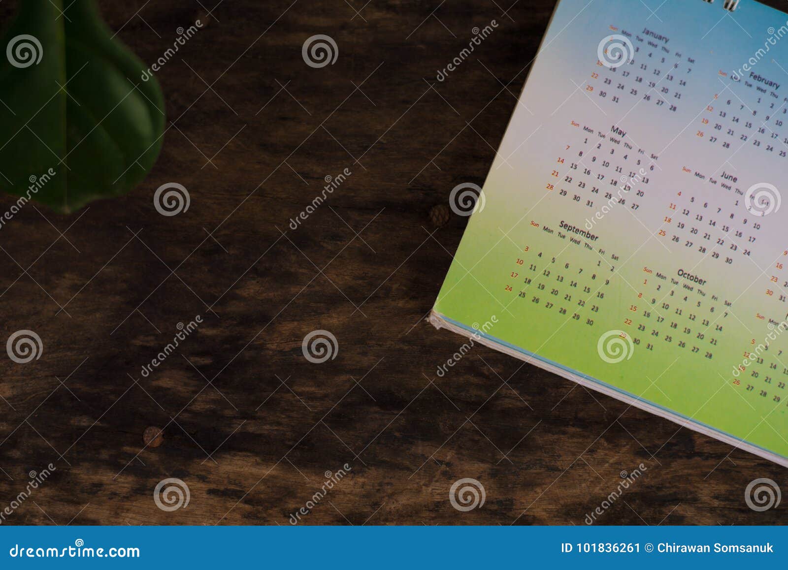 Calendario verde imagen de archivo. Imagen de programa - 101836261