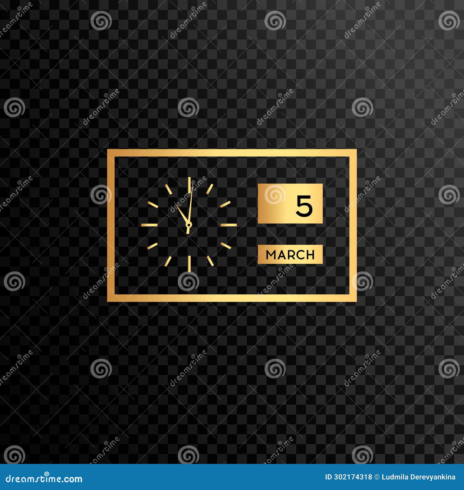 Calendars and Clocks. Vector Clock Icon. Schedule, Appointment ...