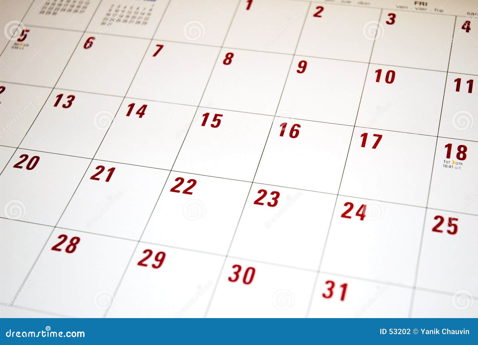 Calendrier 2 photo stock. Image du calendrier, numéros, place - 53202