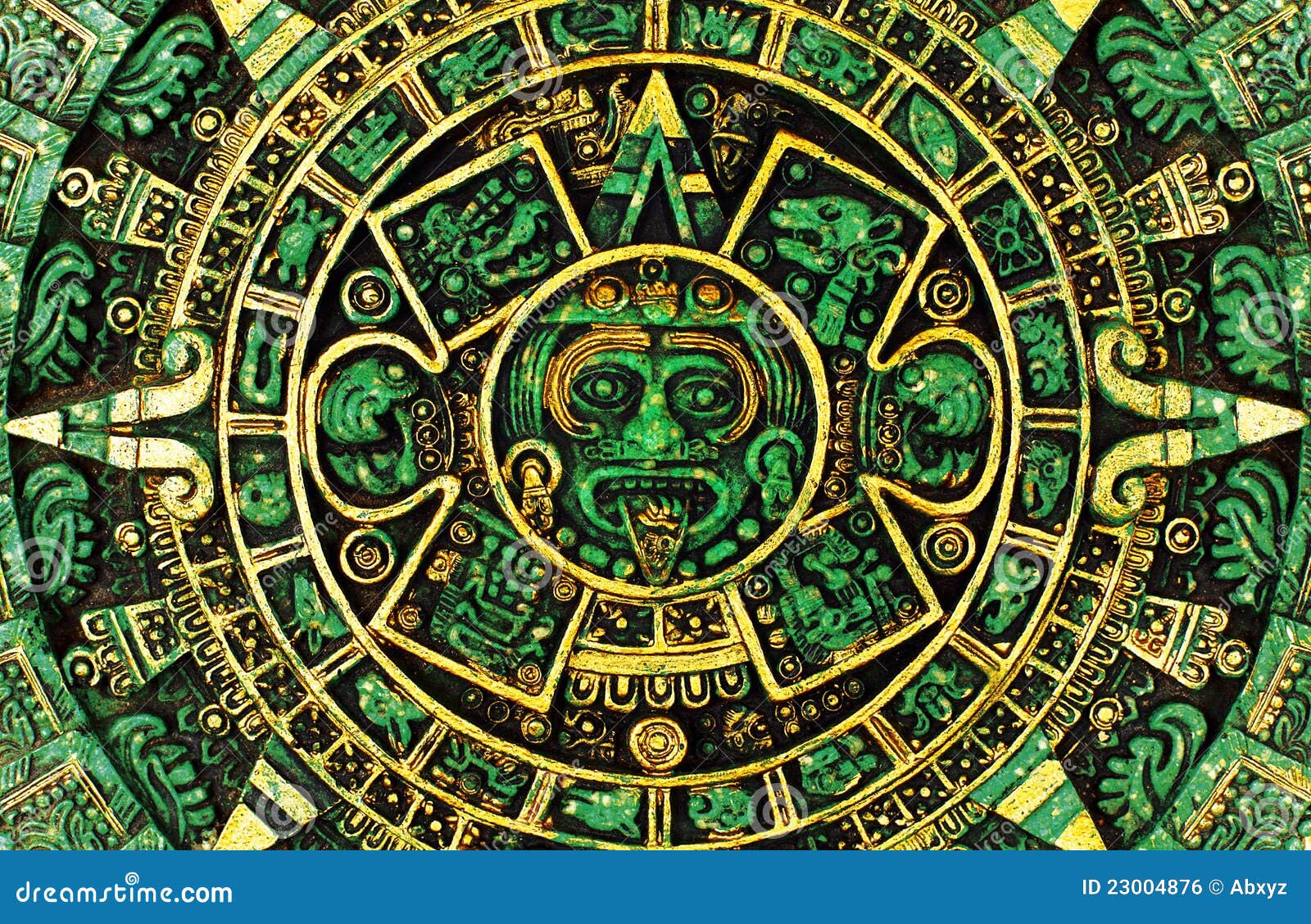 Calendrier maya illustration stock. Illustration du earth - 23004876