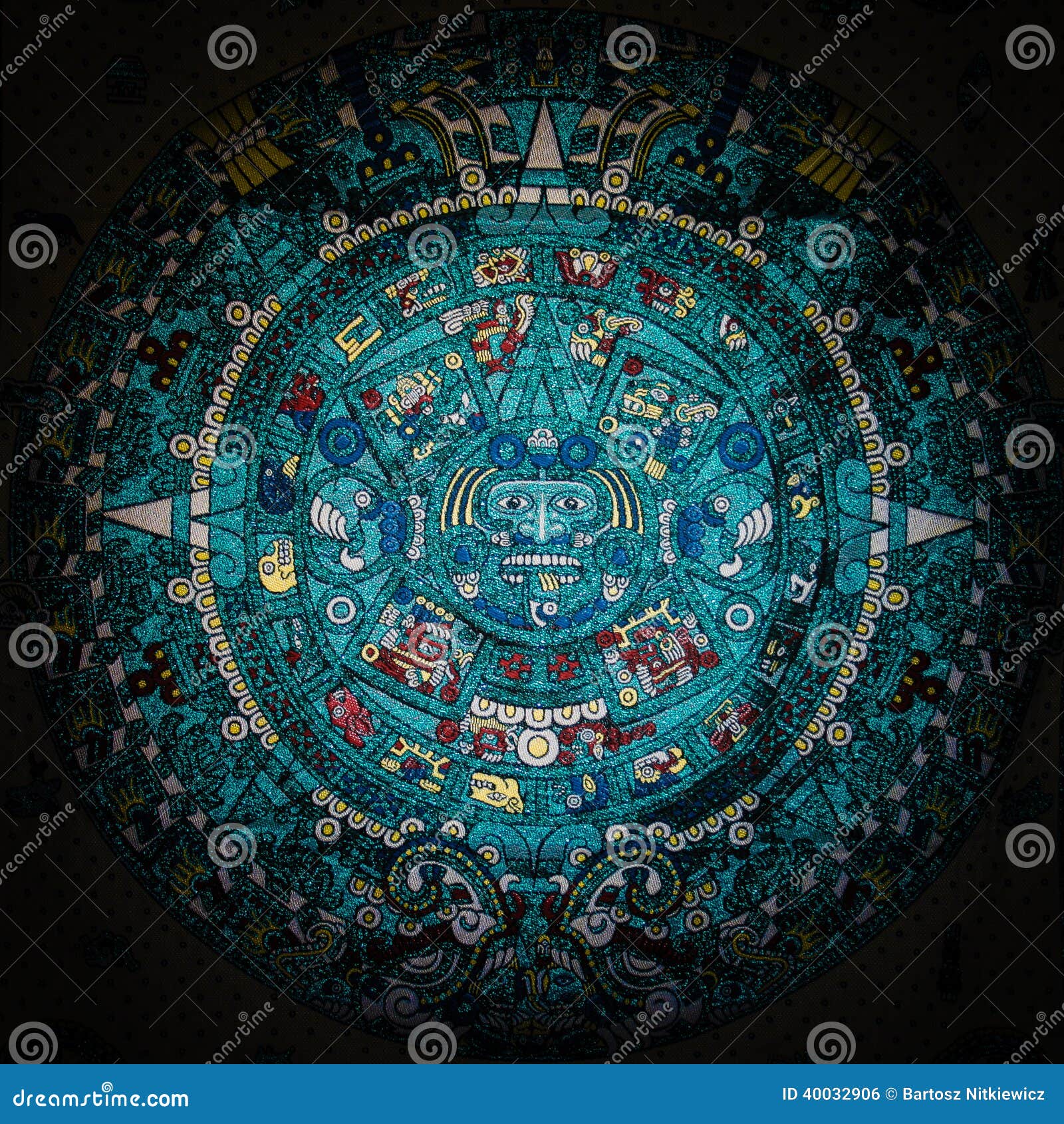 Calendrier maya photo stock. Image du apocalypse, crainte - 40032906