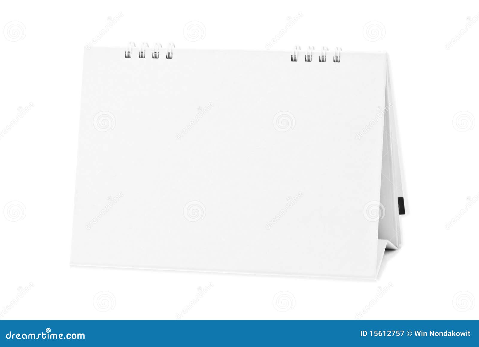 Calendrier vide image stock. Image du copie, plan, boucle - 15612757