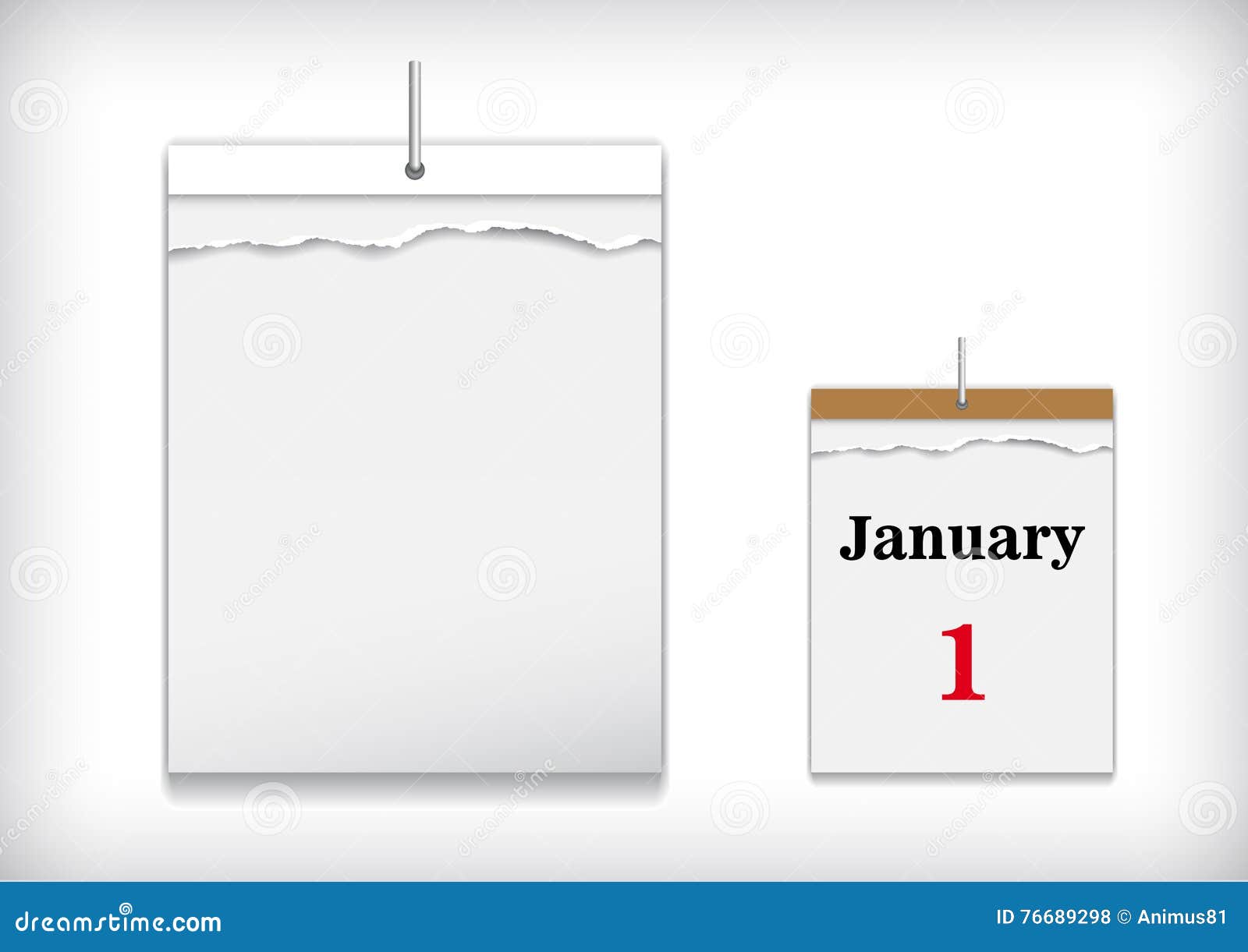 Calendrier vide illustration de vecteur. Illustration of mois - 76689298