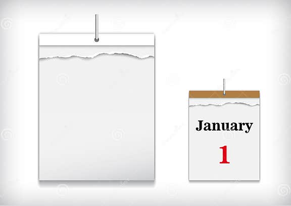 Calendrier vide illustration de vecteur. Illustration du mois - 76689298