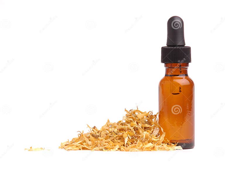 Calendula Aromatherapy stock image. Image of dropper, nature - 428703