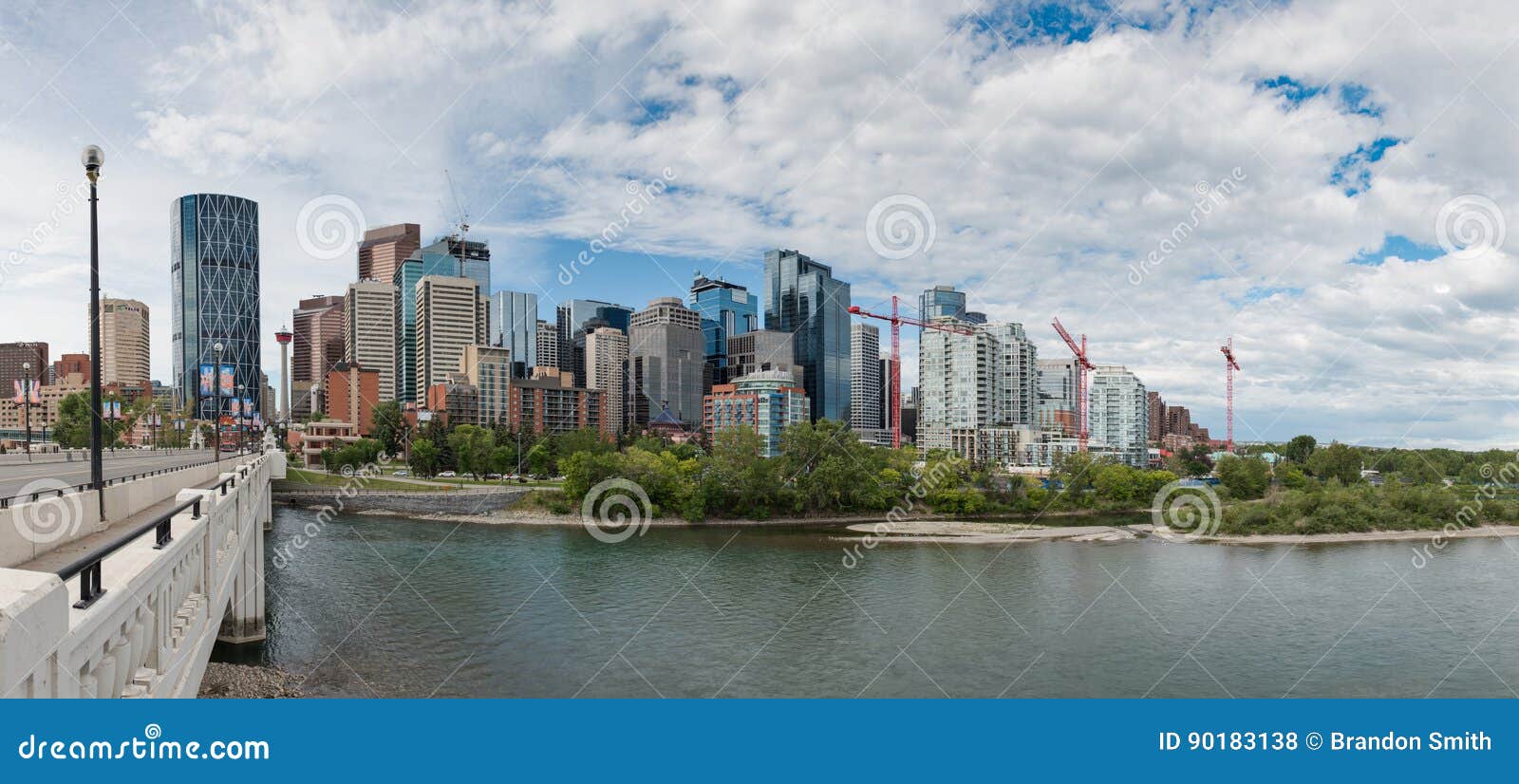 Calgary Alberta photo stock éditorial. Image du horizon - 90183138