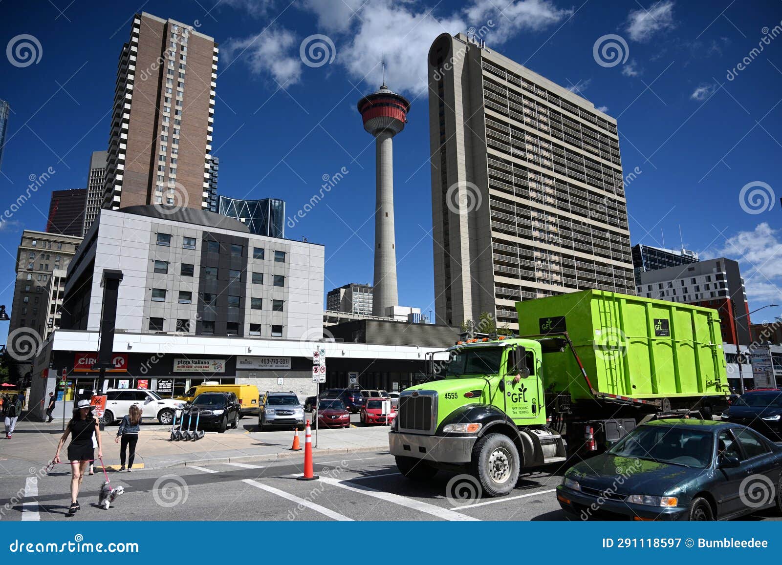 Calgary, Alberta, Canada - August 10, 2023: the Downtown of Calgary ...