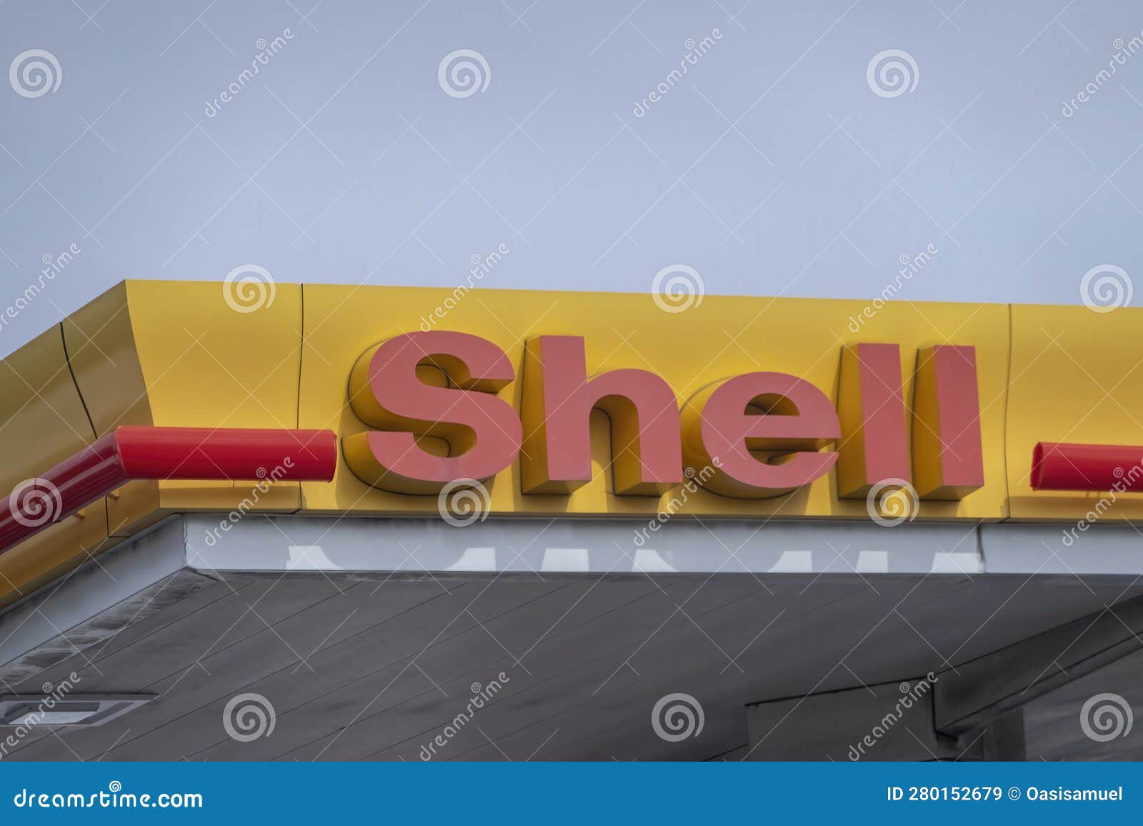 A Close Up To a Shell Logo at a Gas Station Editorial Stock Image ...