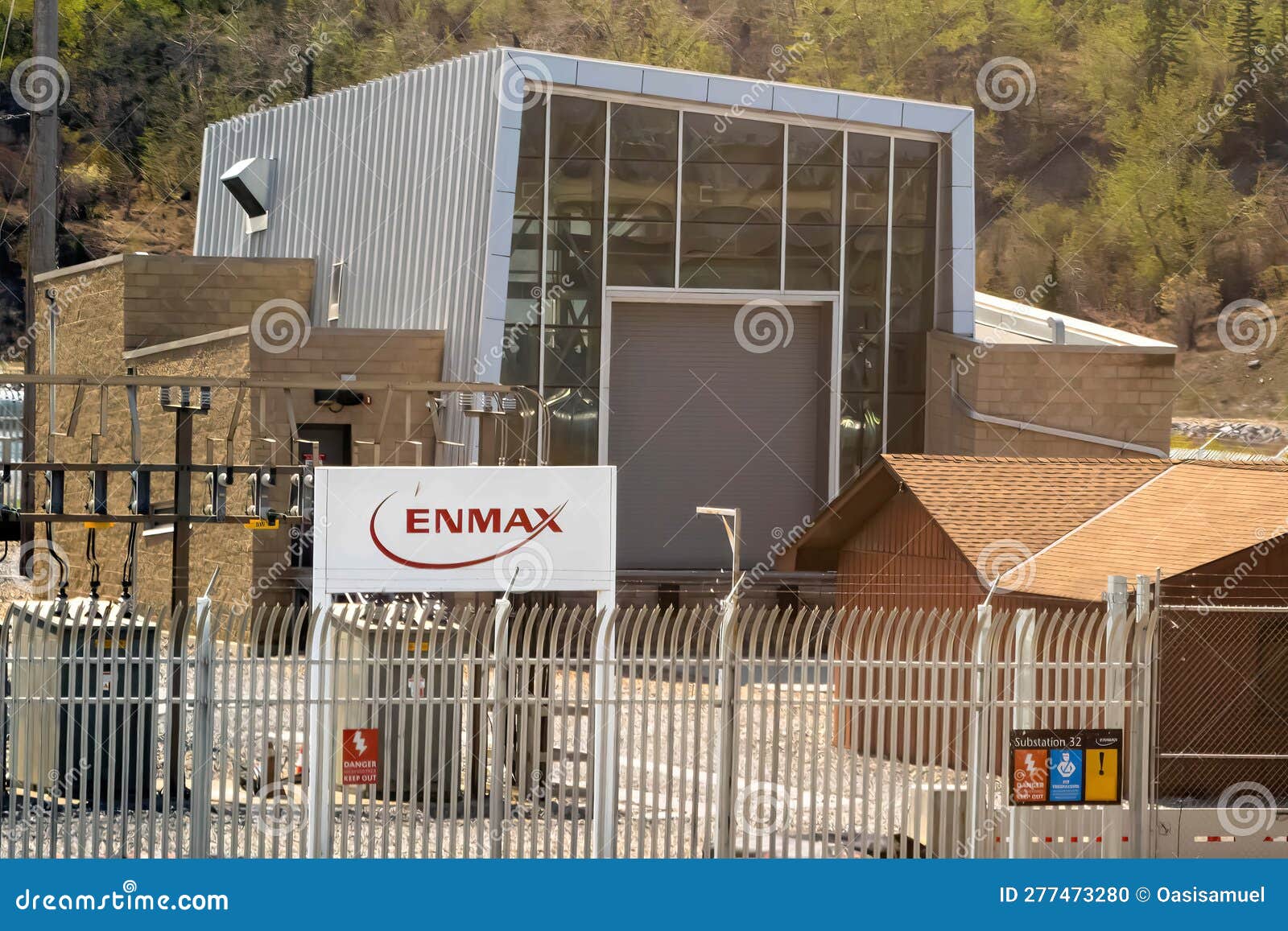 An Enmax Electricity Facility Building Editorial Image - Image of ...