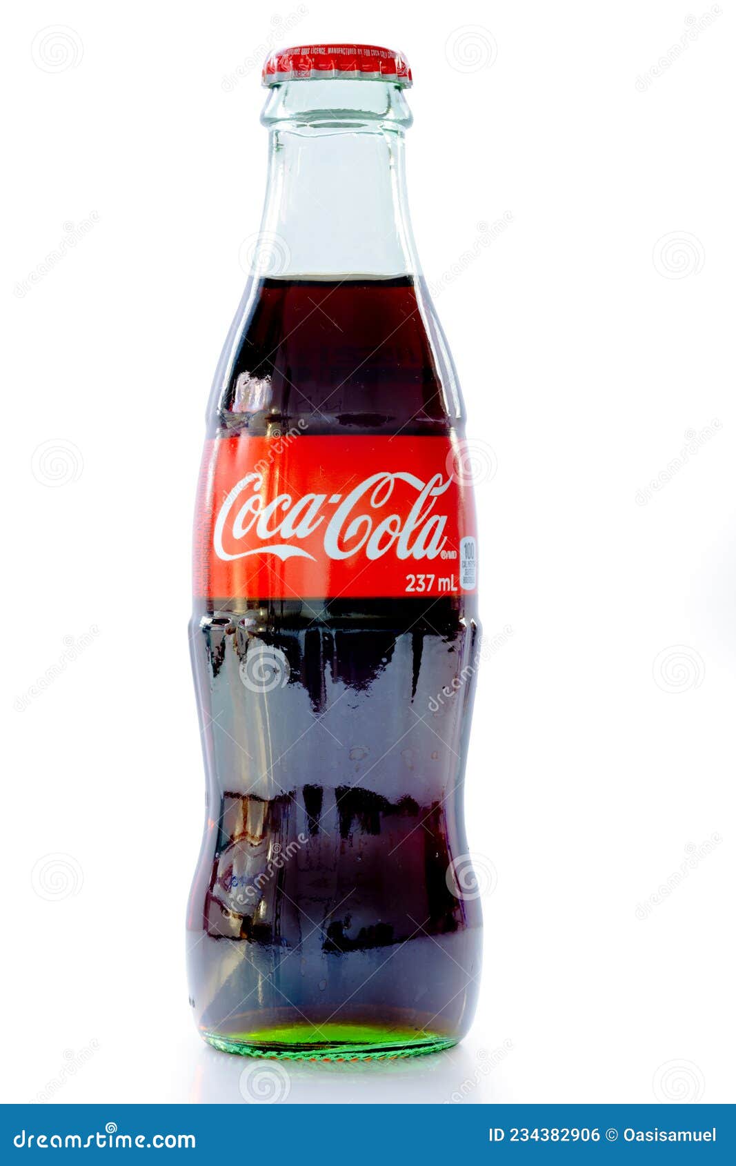 A Isolated Bottle of Coca Cola of 237 Ml Editorial Photo - Image of ...