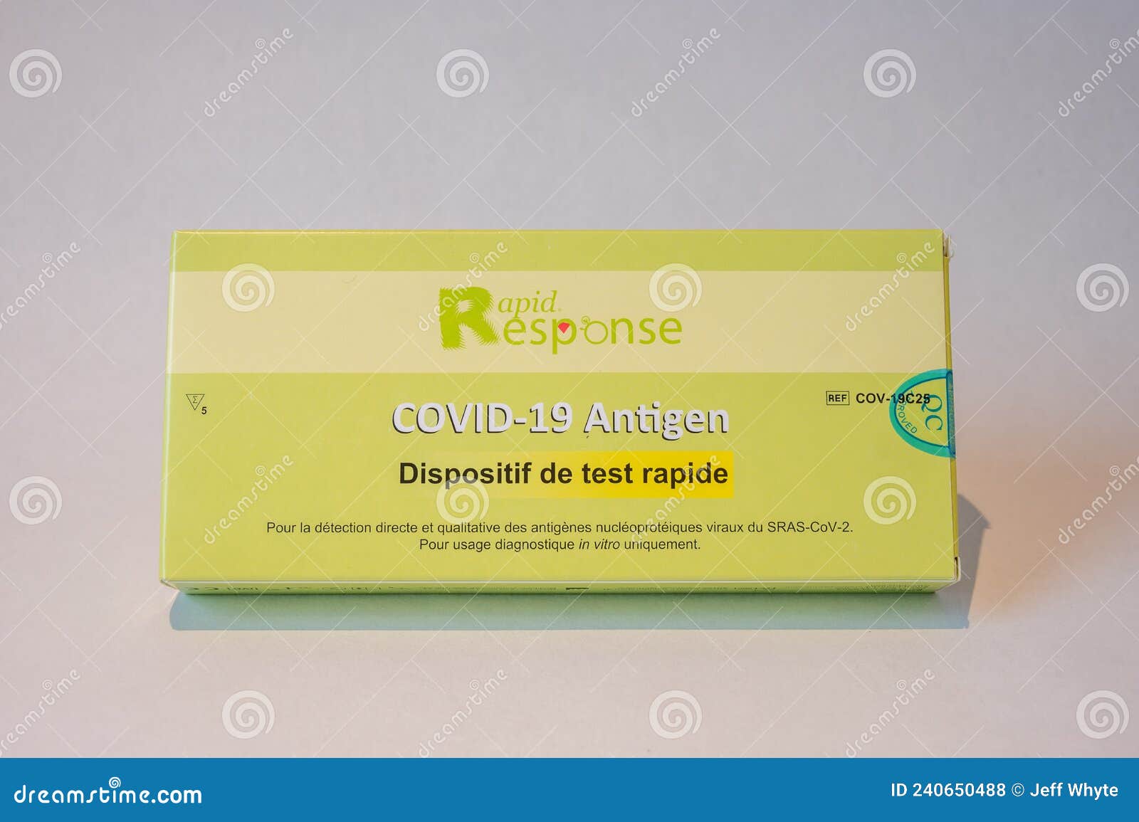 Covid-19 Rapid Antigen Test Kit Boxes Editorial Stock Photo - Image of ...
