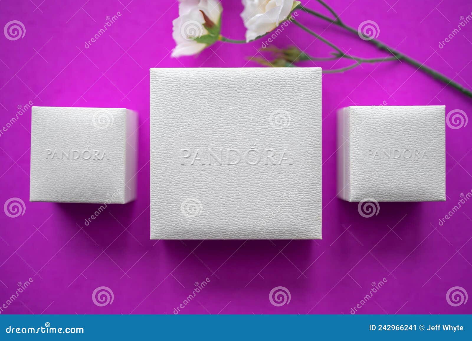 Pandora gift boxes editorial photo. Image of jewel, background - 242966241