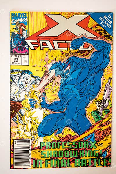 Covers of Vintage Marvel X Factor Comics Editorial Stock Image ...