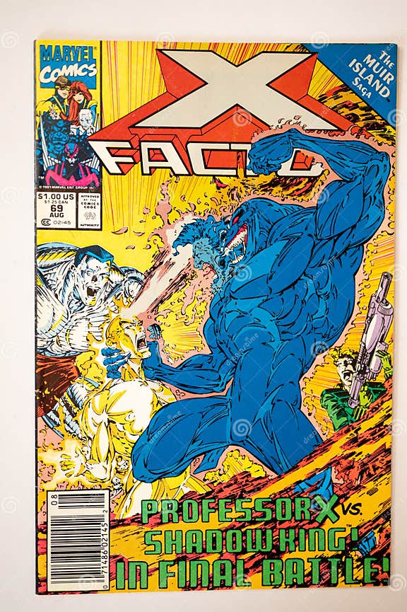 Covers of Vintage Marvel X Factor Comics Editorial Stock Image ...