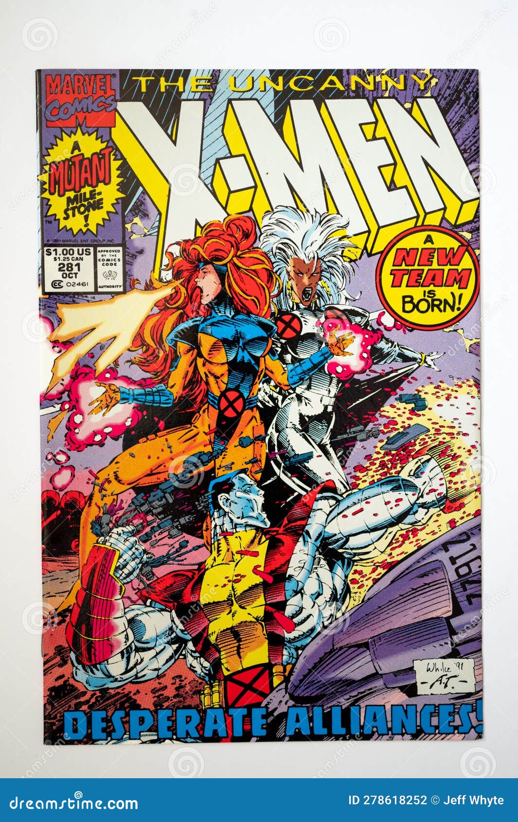 Covers of Vintage Marvel X-Men Comics Editorial Photography ...