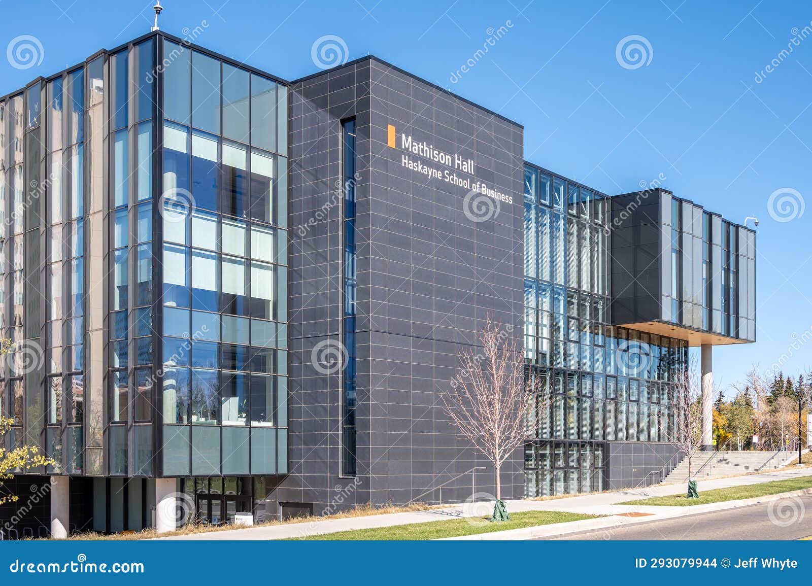 Mathison Hall Building at the University of Calgary Editorial Stock ...