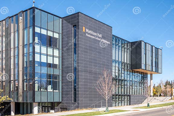 Mathison Hall Building at the University of Calgary Editorial Stock ...