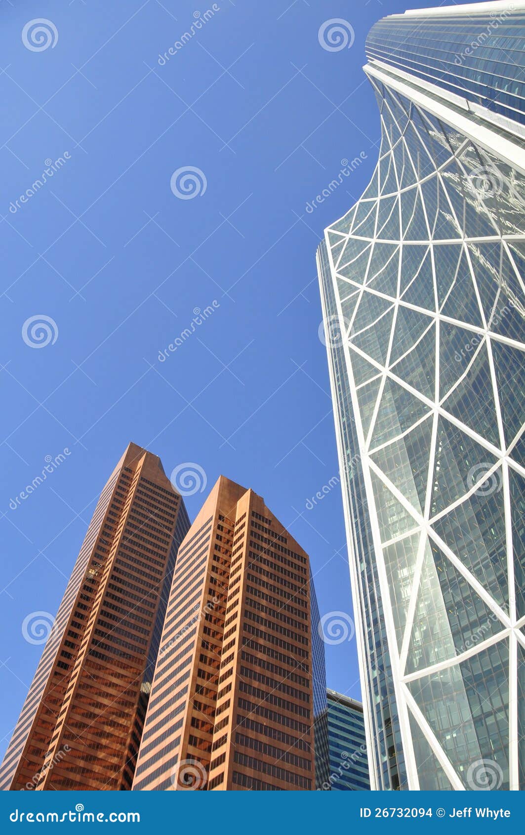 Calgary, Bow Tower stock photo. Image of colorful, office - 26732094