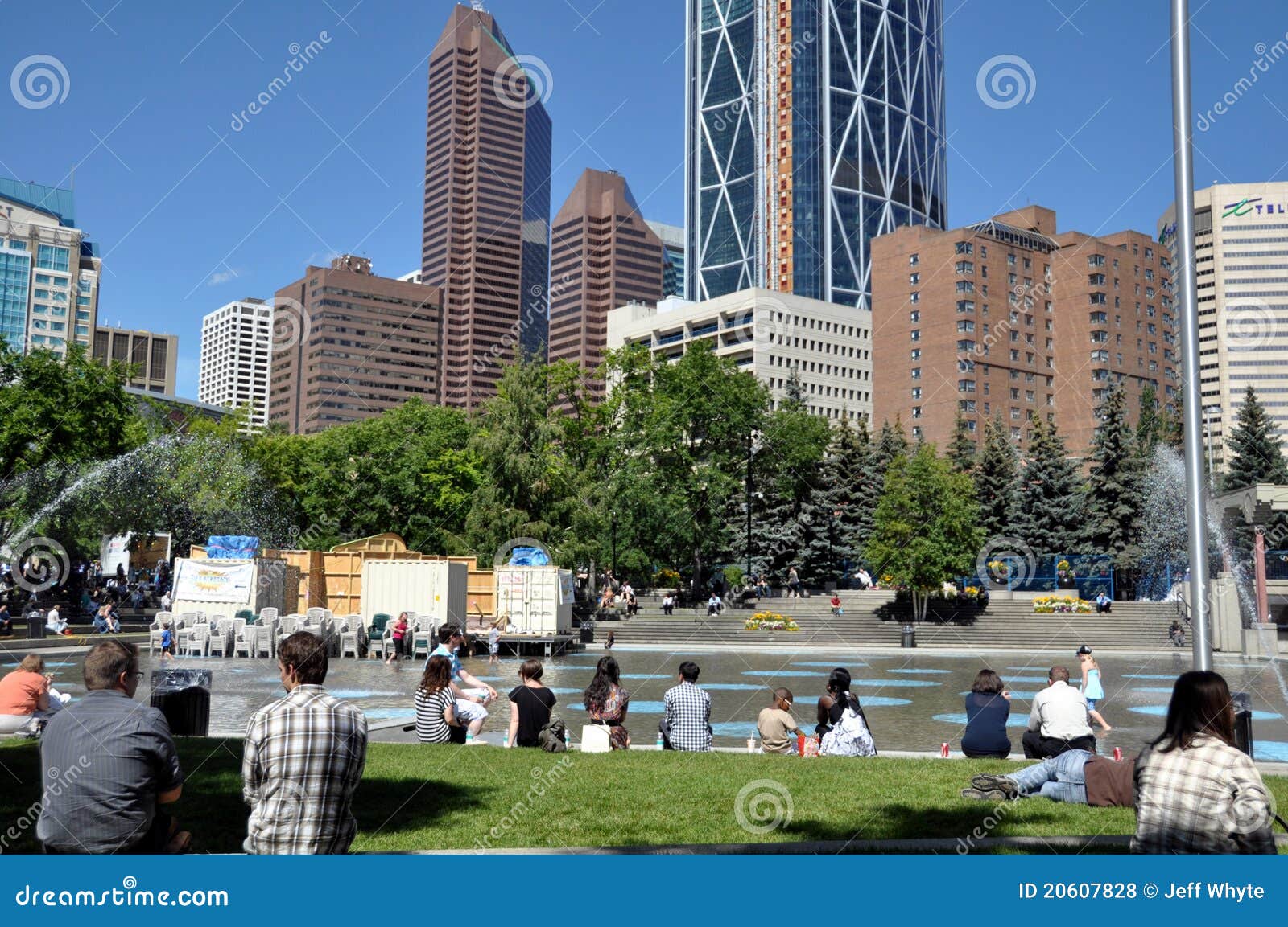 Calgary city park editorial stock photo. Image of city - 20607828
