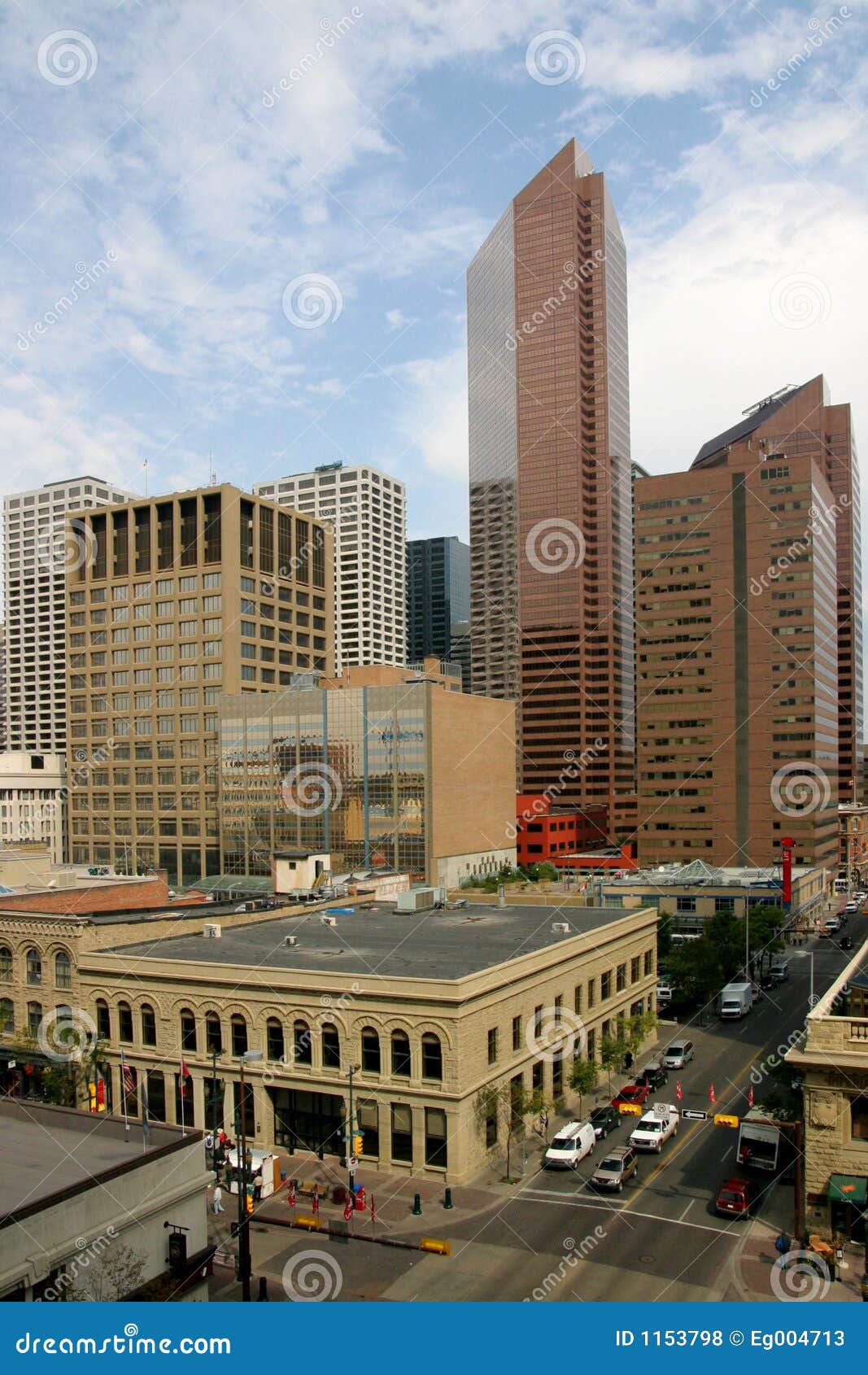 Calgary - Downtown stock photo. Image of colorful, calgary - 1153798
