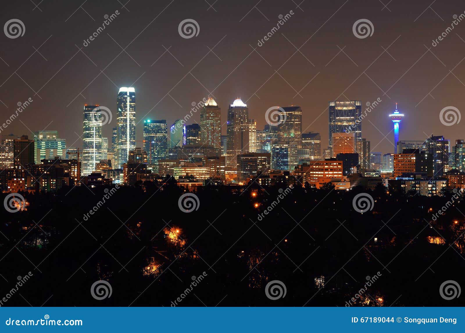 Calgary editorial stock image. Image of panorama, skyscraper - 67189044