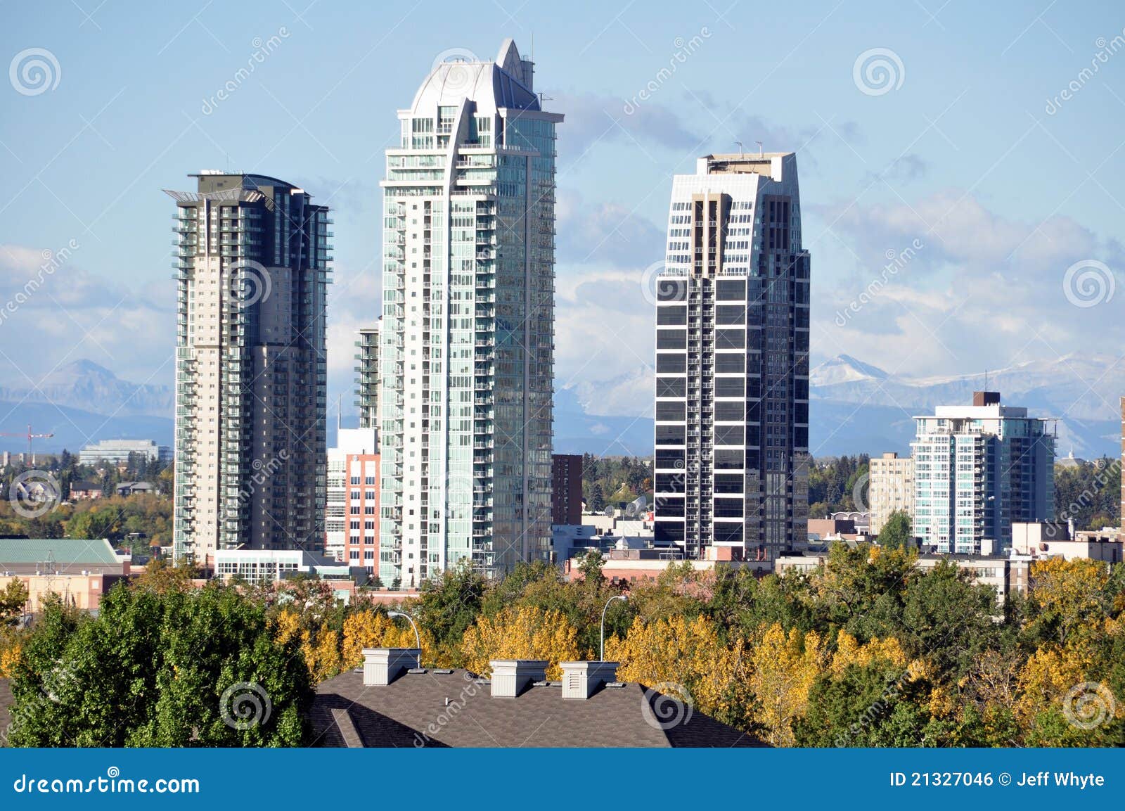 Calgary luxury condos stock photo. Image of upscale, residential - 21327046