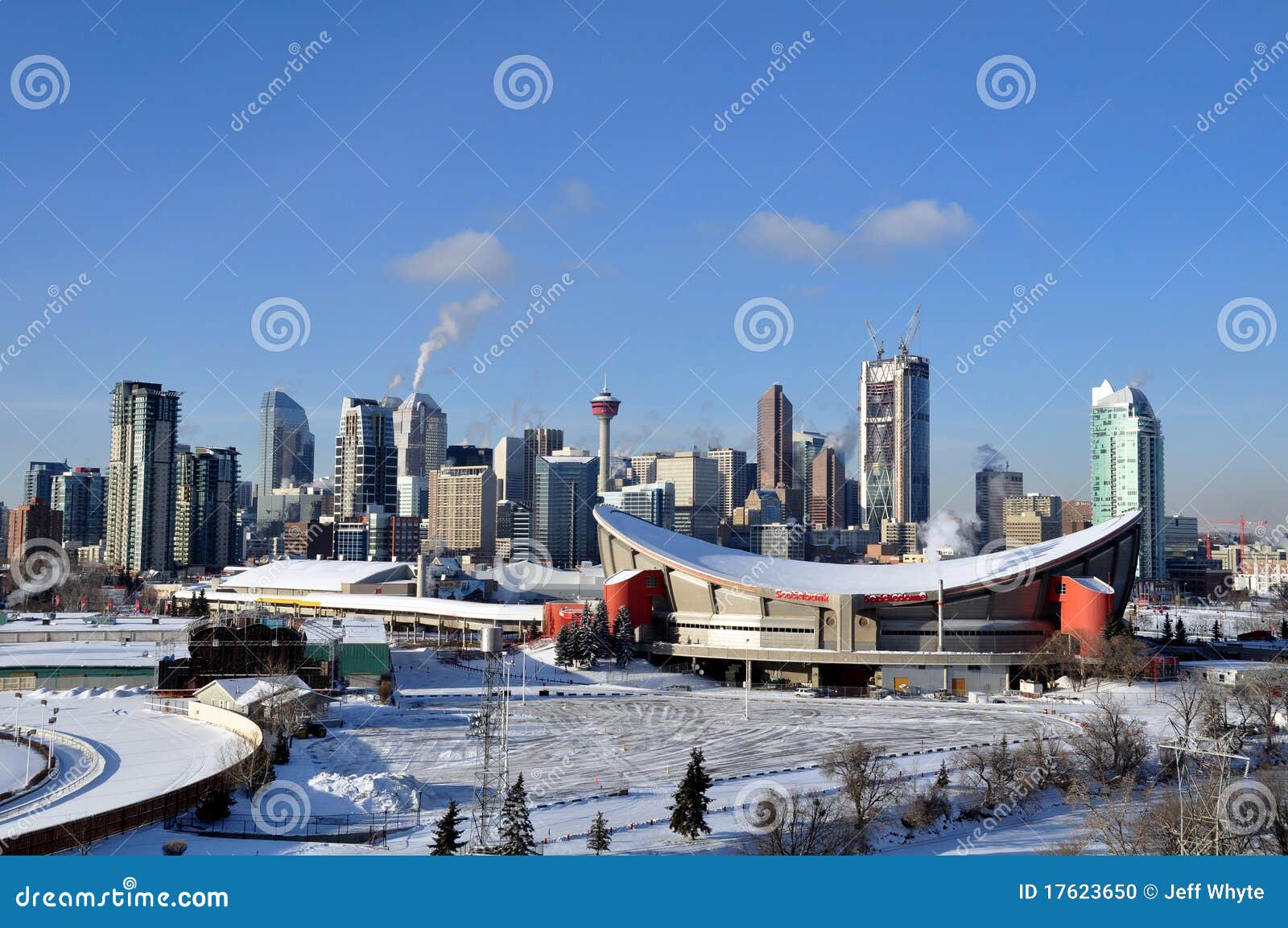 Calgary Saddledome editorial image. Image of snow, calary - 17623650