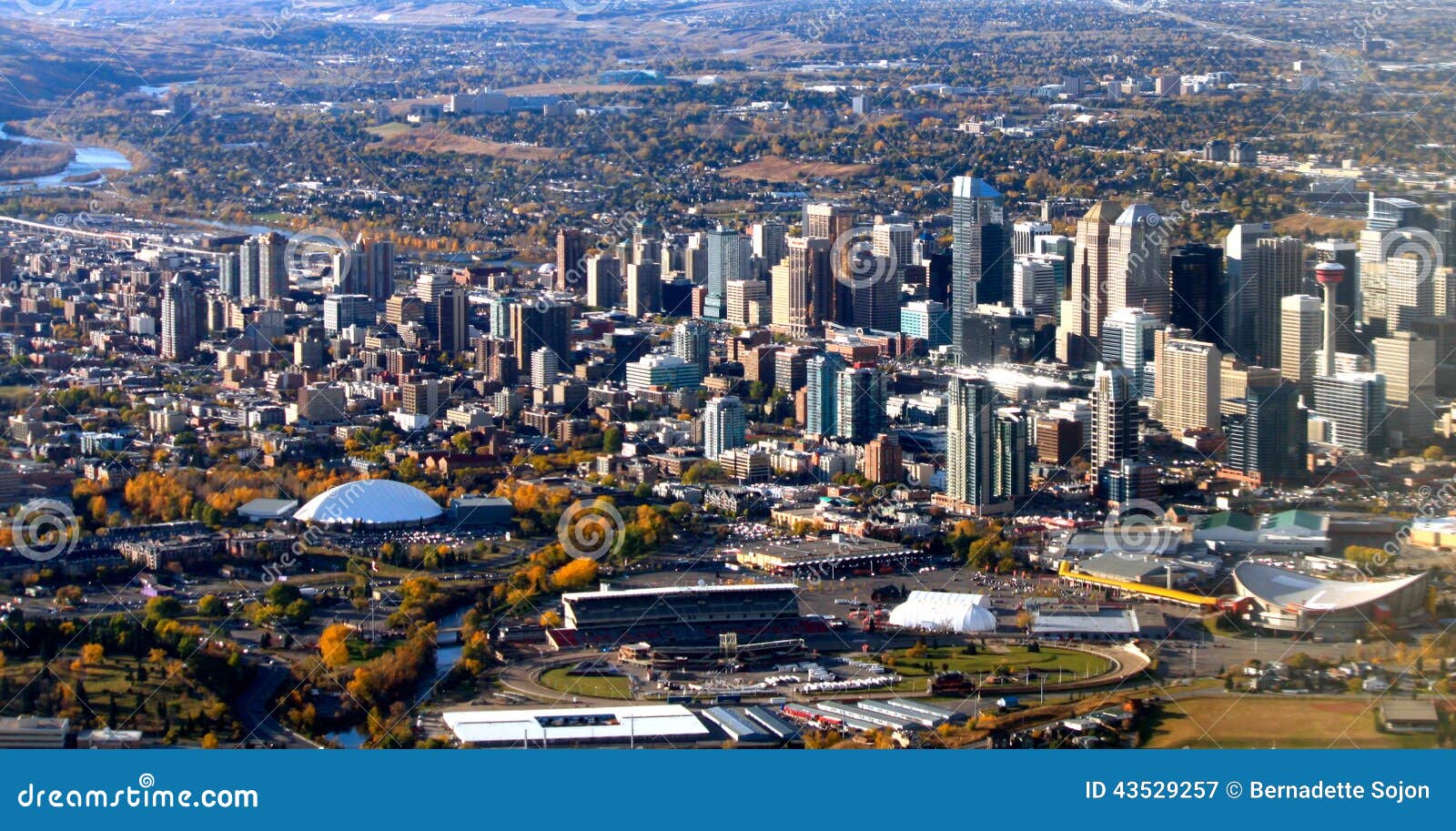 CALGARY SKYLINE stock image. Image of alberta, metropolis - 43529257