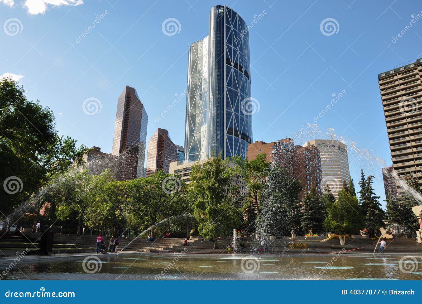 Calgary Skyline With Modern Buildings Royalty-Free Stock Photography ...