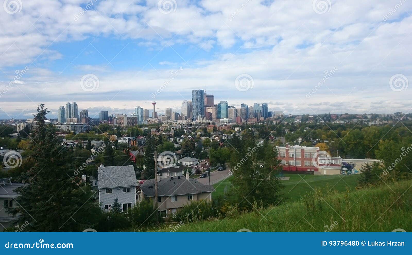 Calgary skyscrapers stock photo. Image of calgary, skyscrapers - 93796480