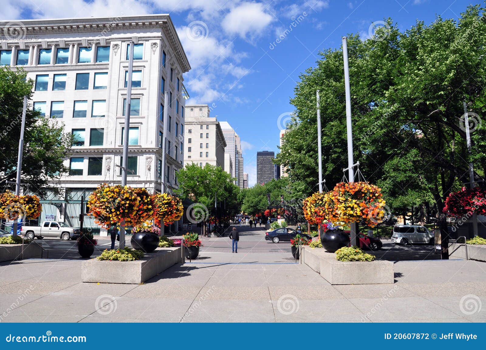 Calgary streetscape editorial photography. Image of financial - 20607872