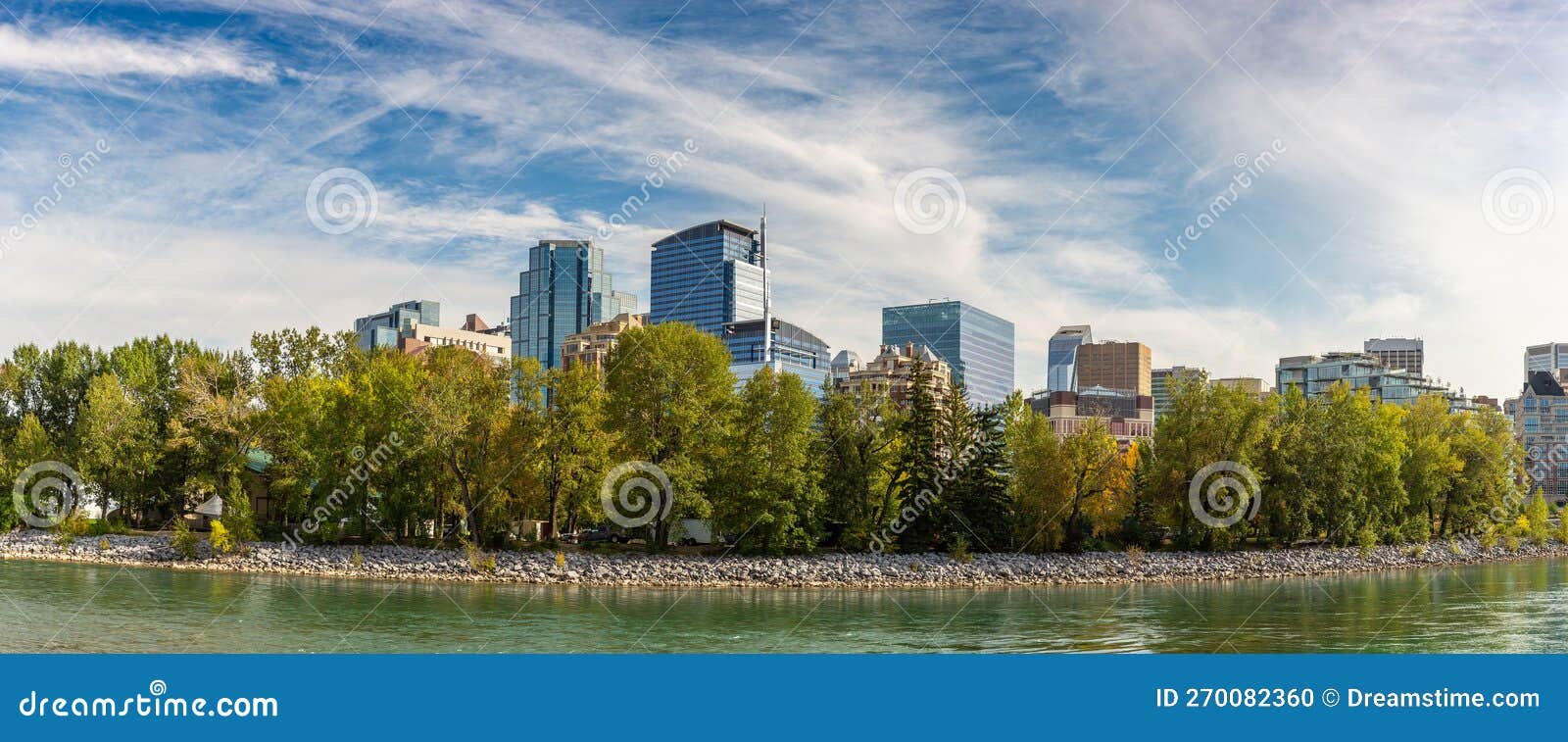 Calgary in Sunny Day, Canada Stock Photo - Image of skyline, calgary ...