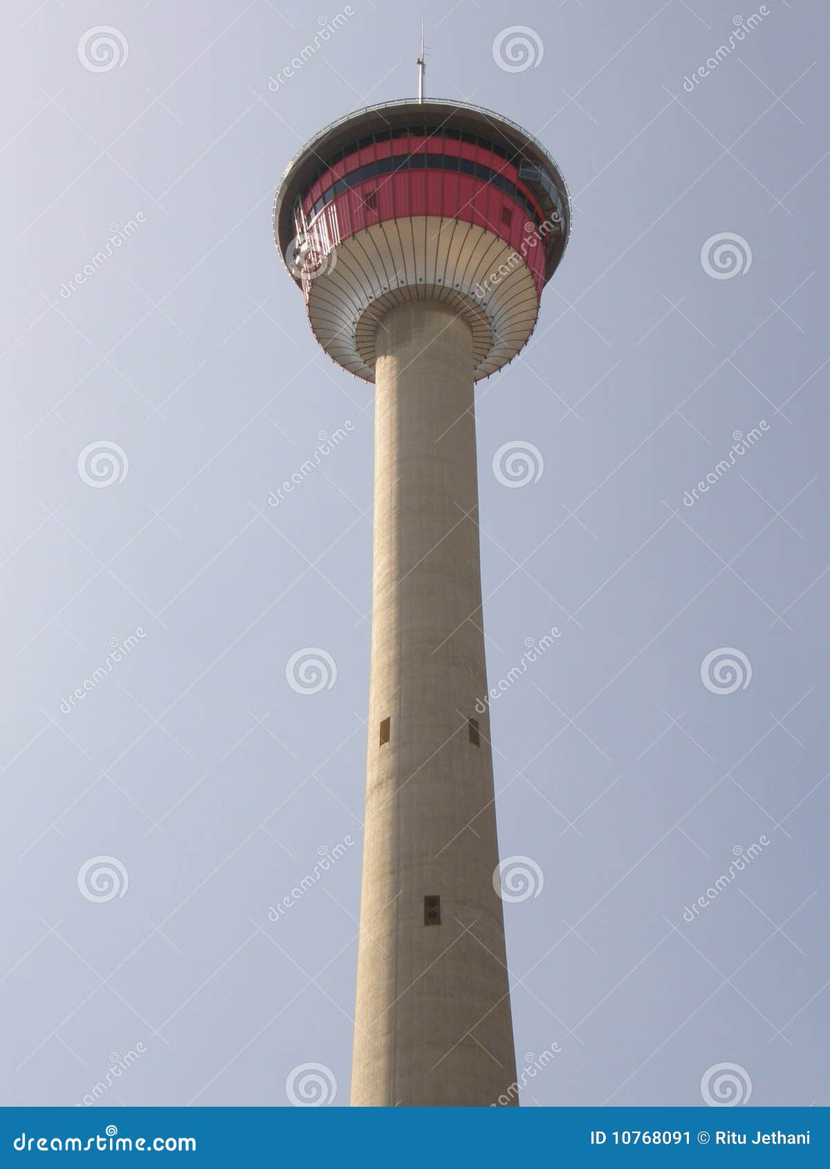 Calgary Tower stock image. Image of elevator, needle - 10768091