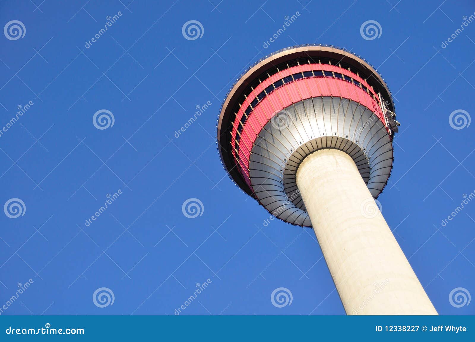 Calgary Tower stock image. Image of column, canadian - 12338227