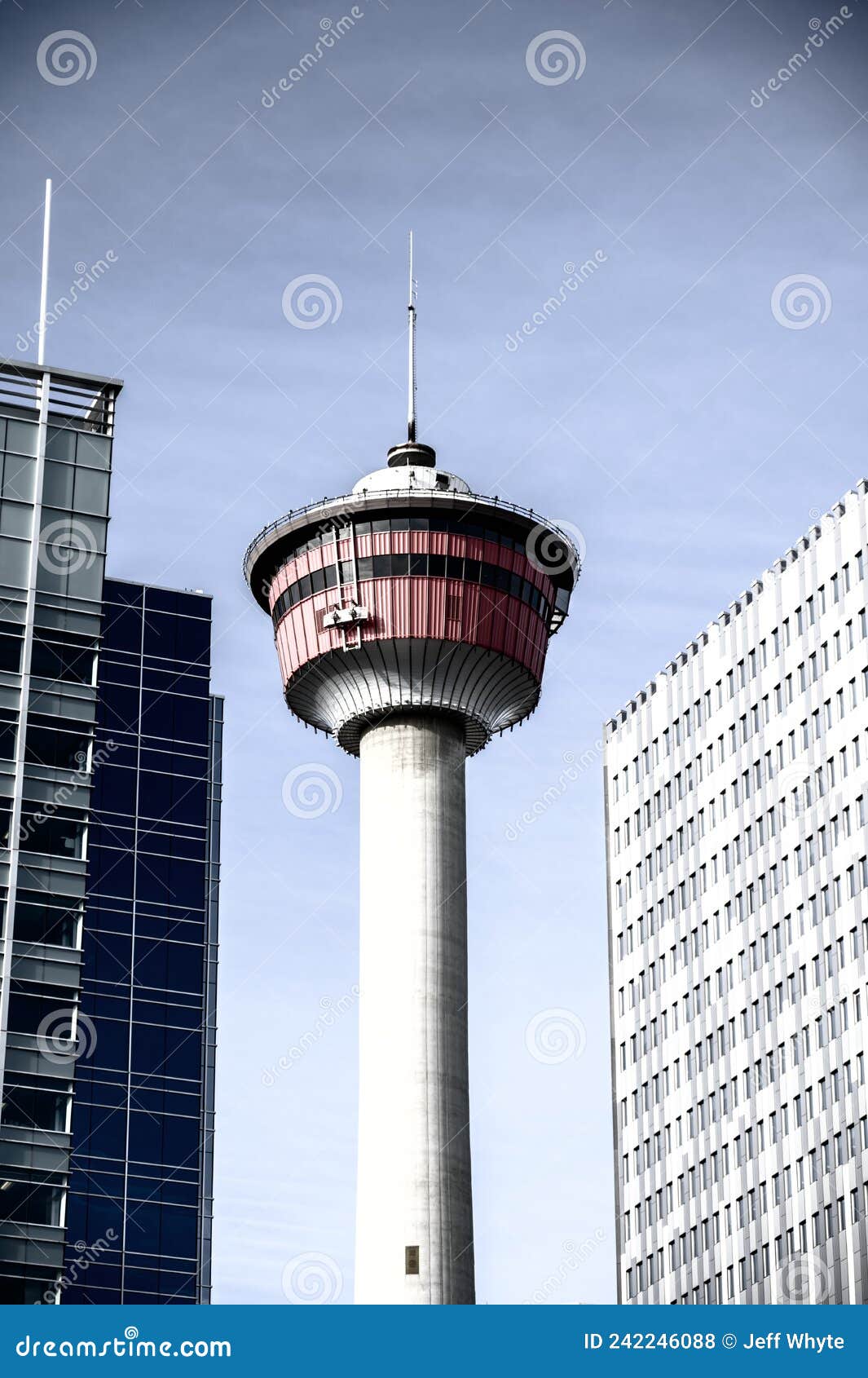 Calgary Tower, Calgary Alberta Stock Photo - Image of tourism ...