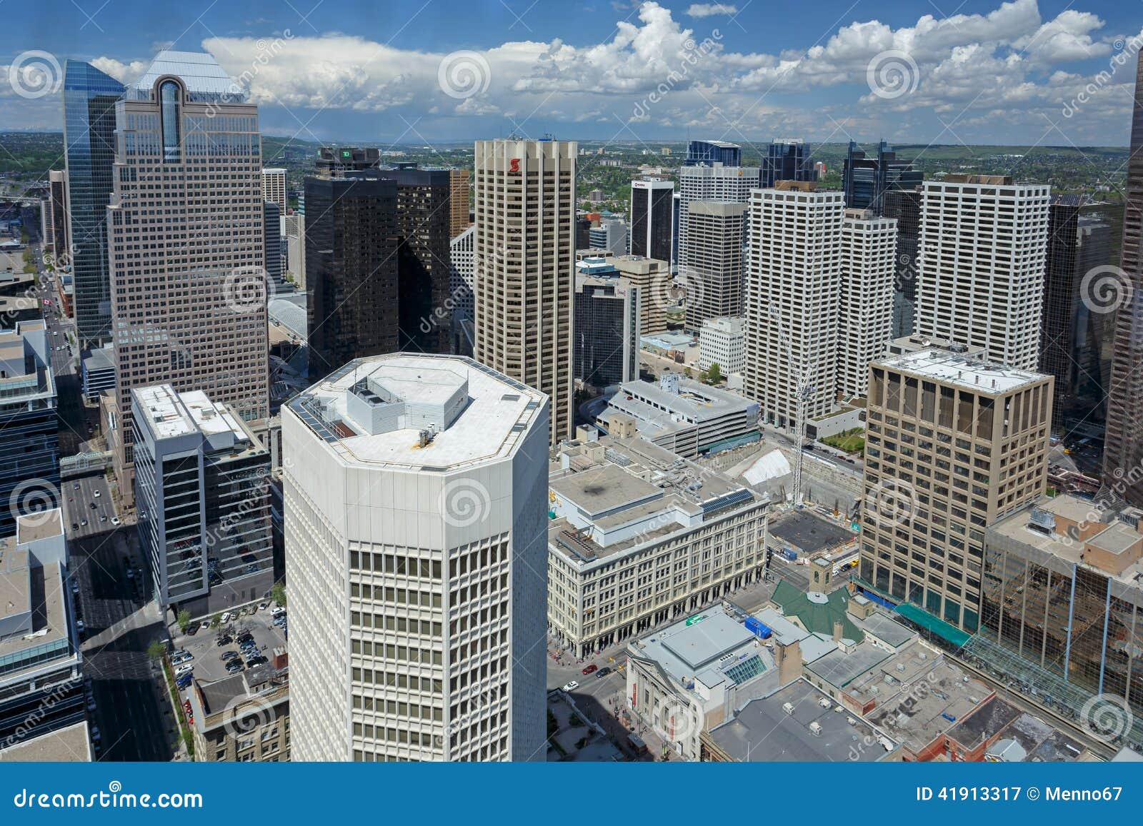Calgary view editorial photography. Image of summer, financial - 41913317