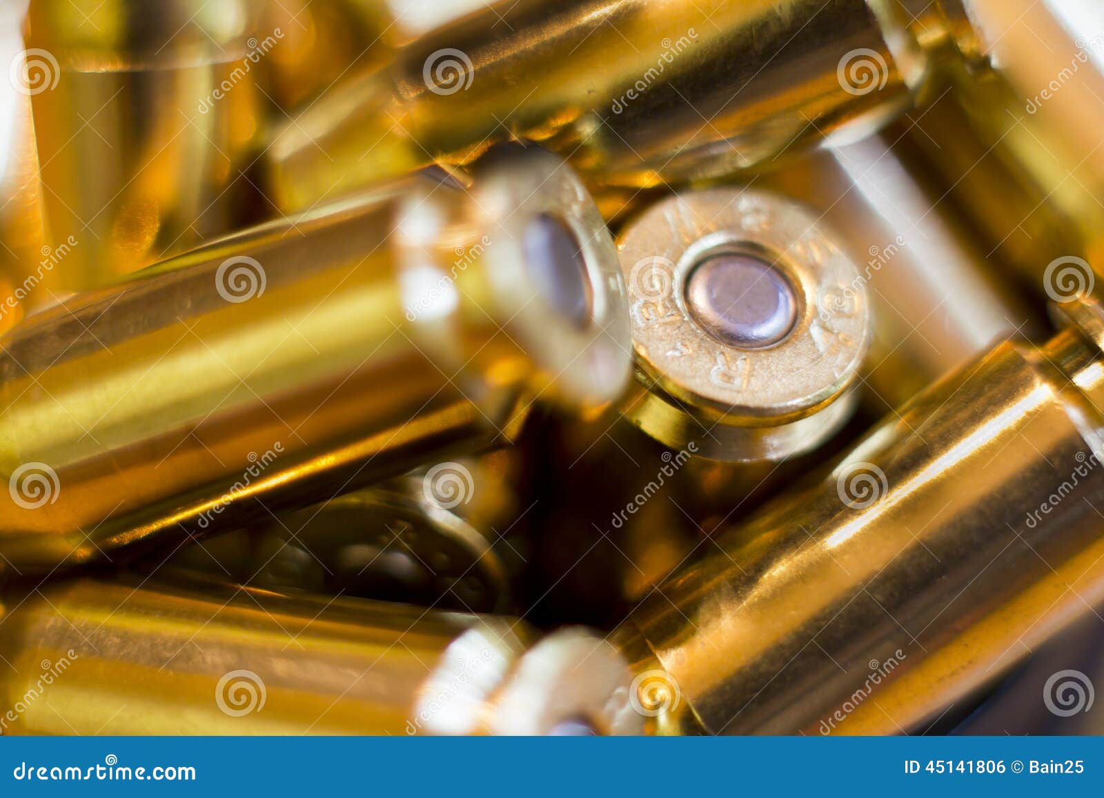 .40 caliber ammo stock photo. Image of firearm, brass - 45141806
