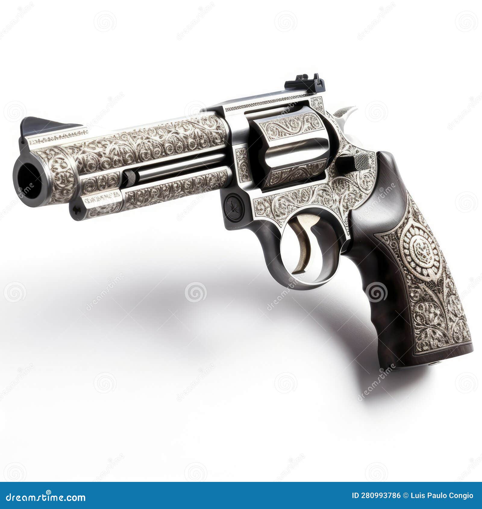 A .38 Caliber Revolver Royalty-Free Stock Photo | CartoonDealer.com ...