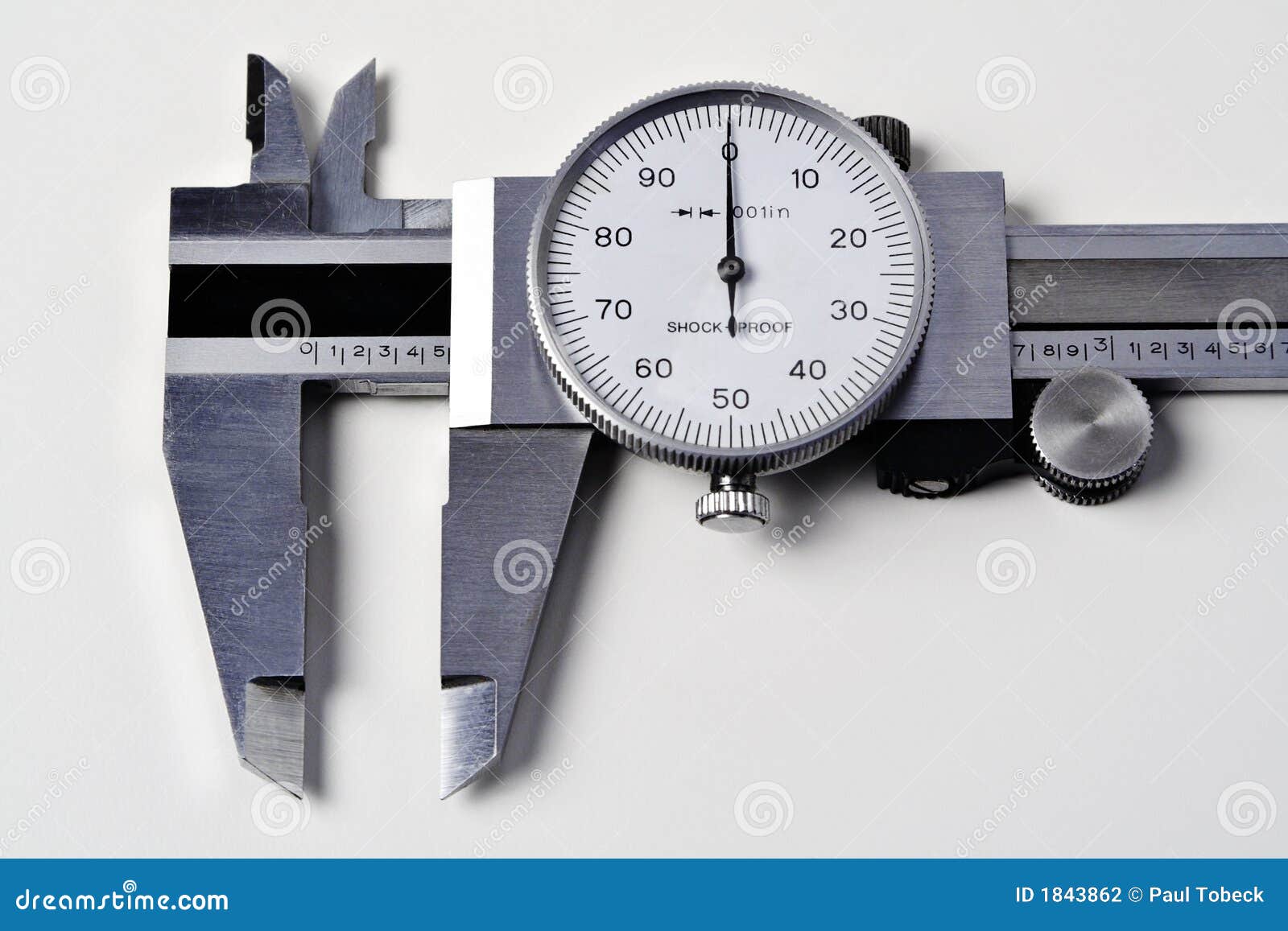Calibrador foto de archivo. Imagen de calibrador, asegure - 1843862